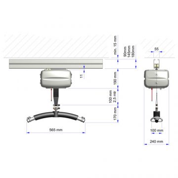 OT200 Ceiling Hoist System - Advanced Seating Solutions