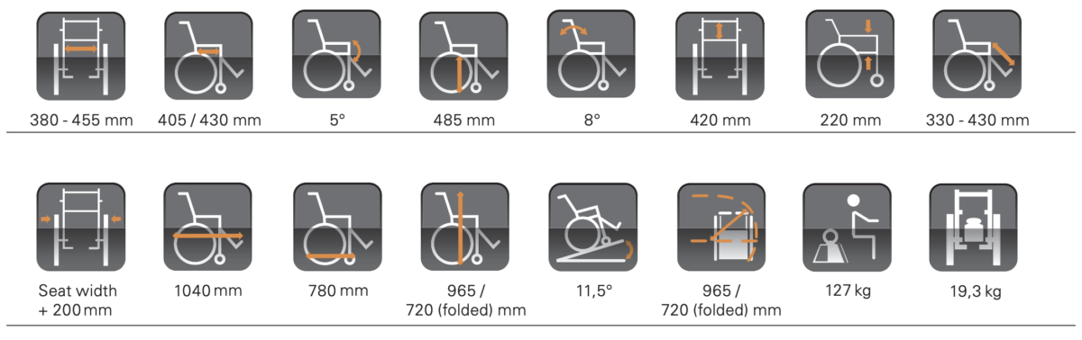 Ben 9 NG Manual Wheelchair Self Propel - Advanced Seating Solutions
