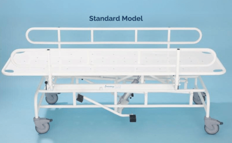 Freeway Height Adjustable Shower Trolley - Advanced Seating Solutions