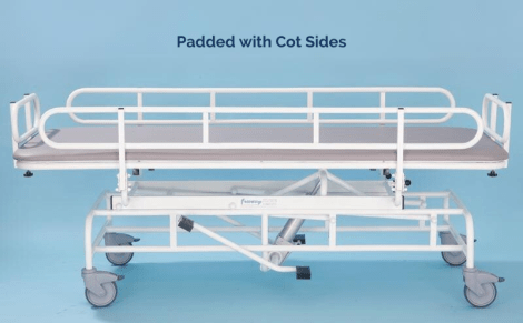 Freeway Height Adjustable Shower Trolley - Advanced Seating Solutions